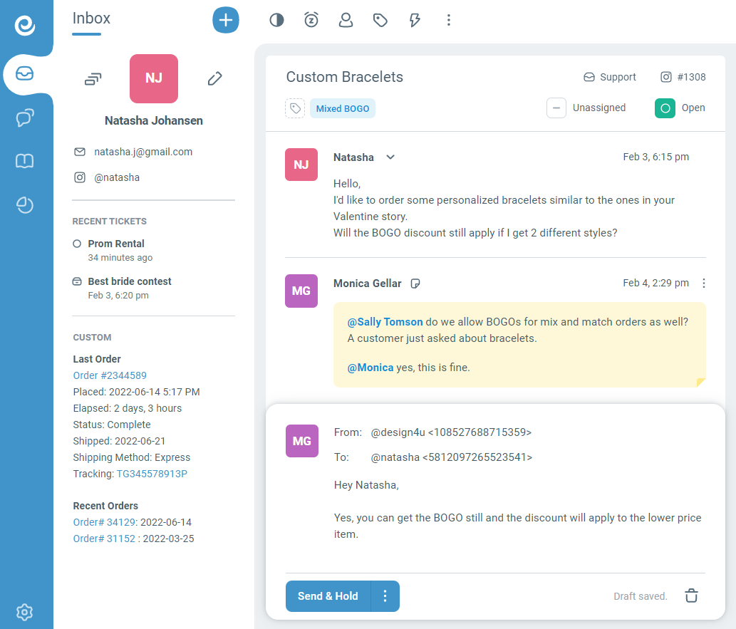 Integrate Instagram With Shared Inbox Software | Enchant Integrate Instagram With Shared Inbox Software | Enchant